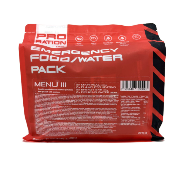 Ready to Eat Notration inkl. Trinkwasser