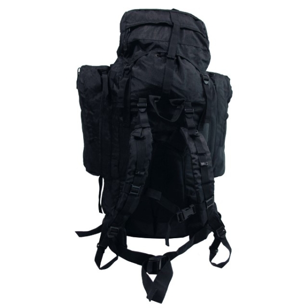 Großer Rucksack in Schwarz - idealer Fluchtrucksack